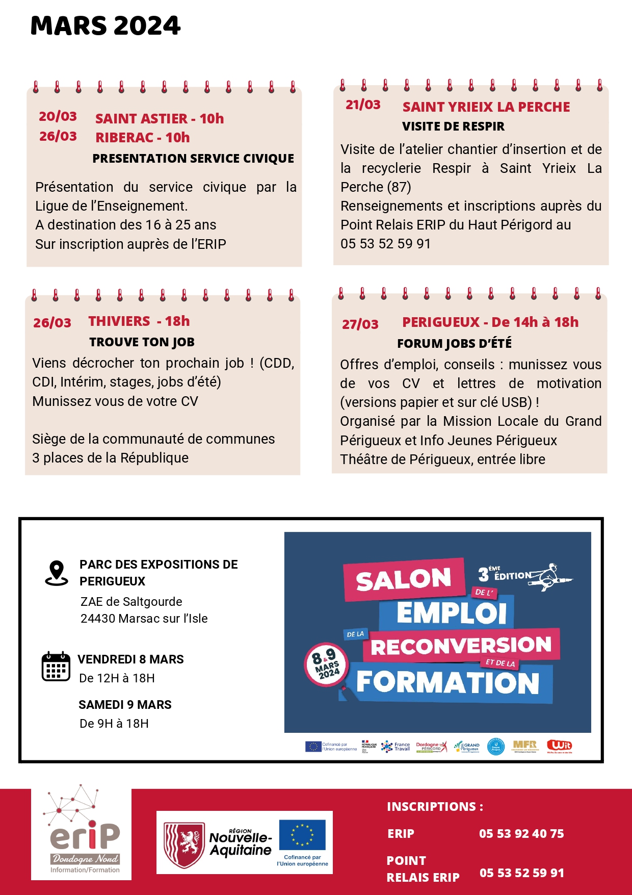 ERIP Dordogne Nord- Mission Locale du Ribéracois Vallée de L'Isle